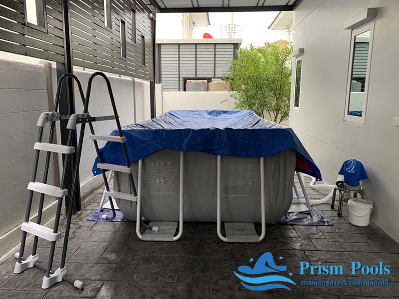 สระว่ายน้ำ INTEX Prism Pools มีสระน้ำทุกขนาด 16 ฟุต 18 ฟุต 24 ฟุต 32 ฟุต