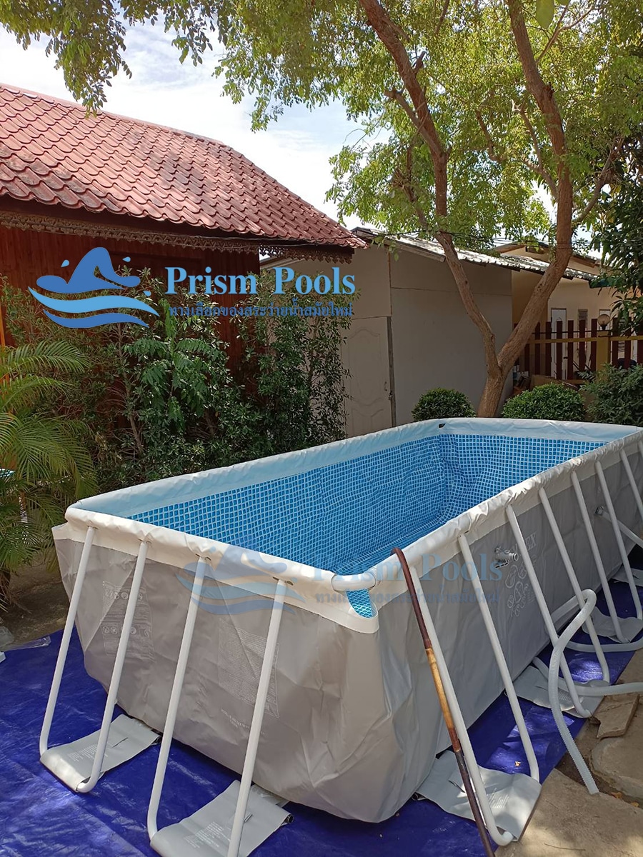 Review การติดตั้งสระ รุ่น Prism Rectangular | PRISM POOLS