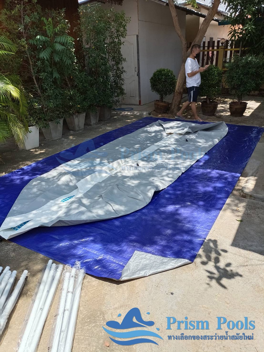 Review การติดตั้งสระ รุ่น Prism Rectangular | PRISM POOLS