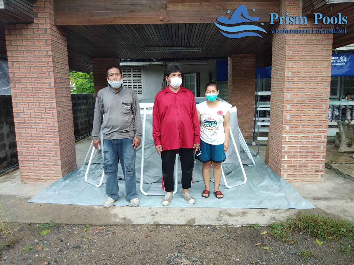 Review การติดตั้งสระ รุ่น Prism Oval | PRISM POOLS