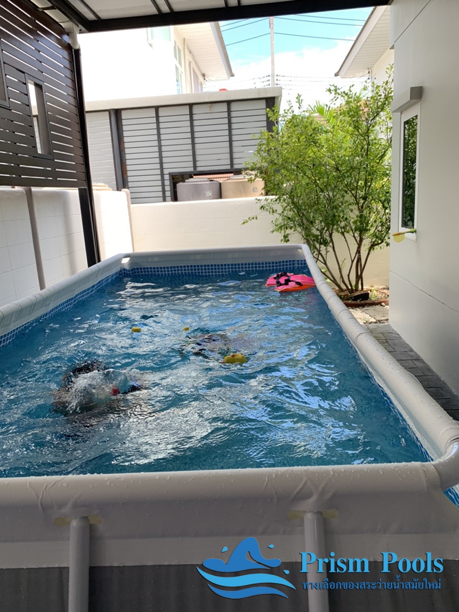 Review การติดตั้งสระ รุ่น Prism Rectangular | PRISM POOLS