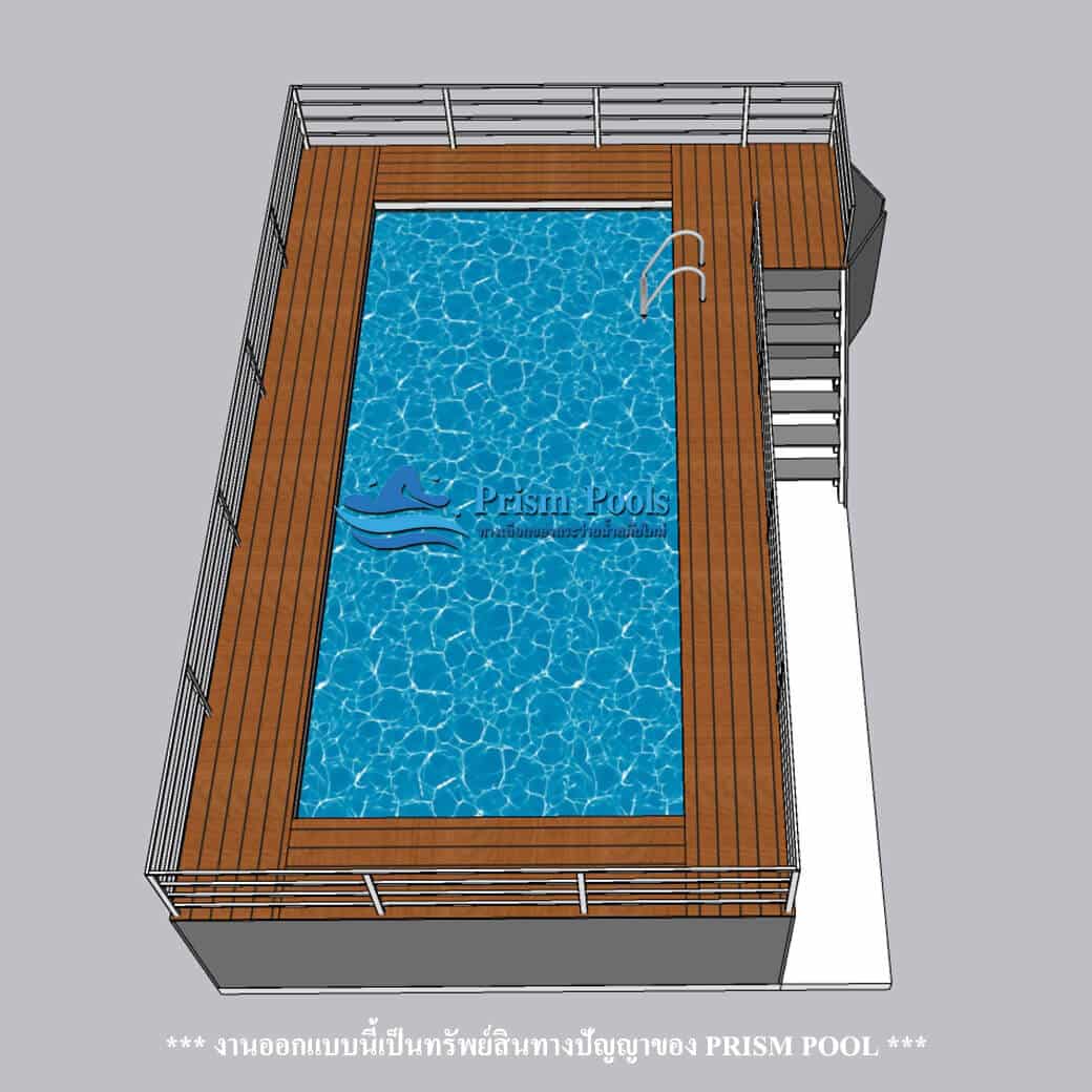 รวมรีวิวผลงาน งานระเบียง ออกแบบโดย PRISM POOLS